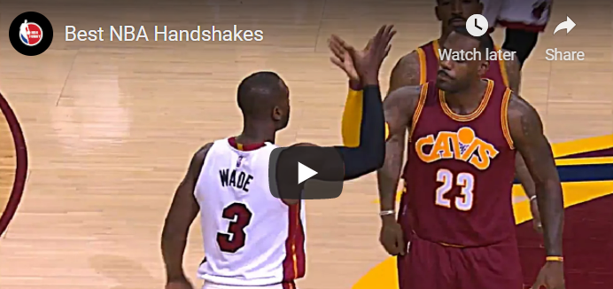 NBA HANDSHAKES ? IS IT ME ? - THE BENCH WARMER